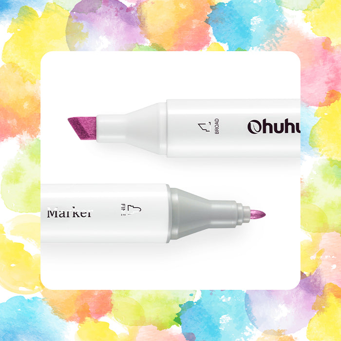 Ohuhu Honolulu BR2 / YR313 Individual Marker, Brush & Chisel